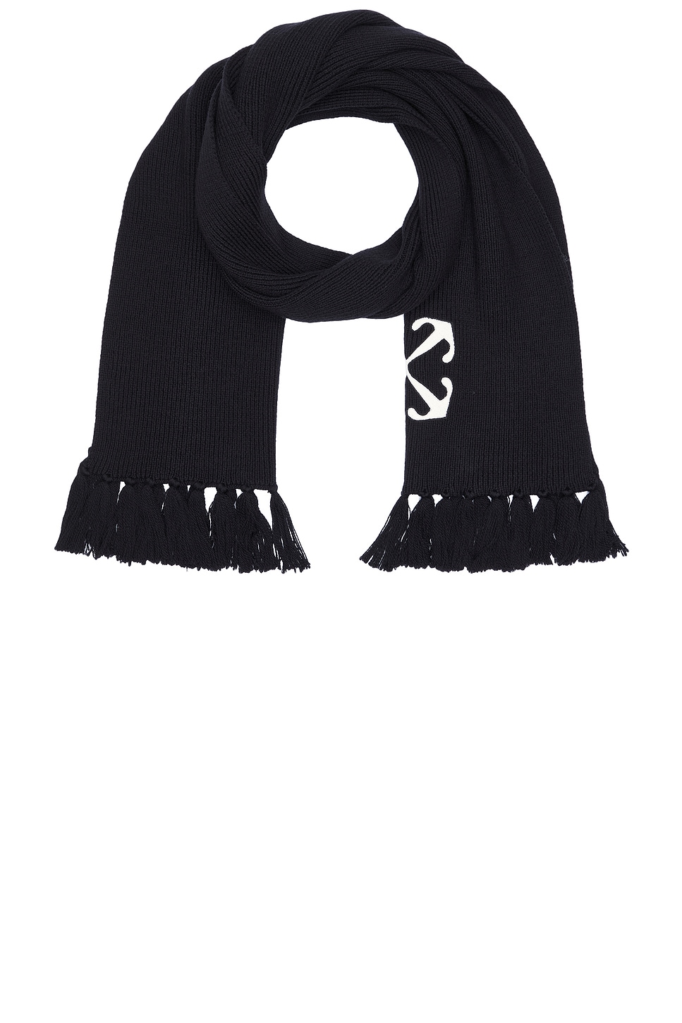 OFF-WHITE Arrow Scarf in Black | REVOLVE