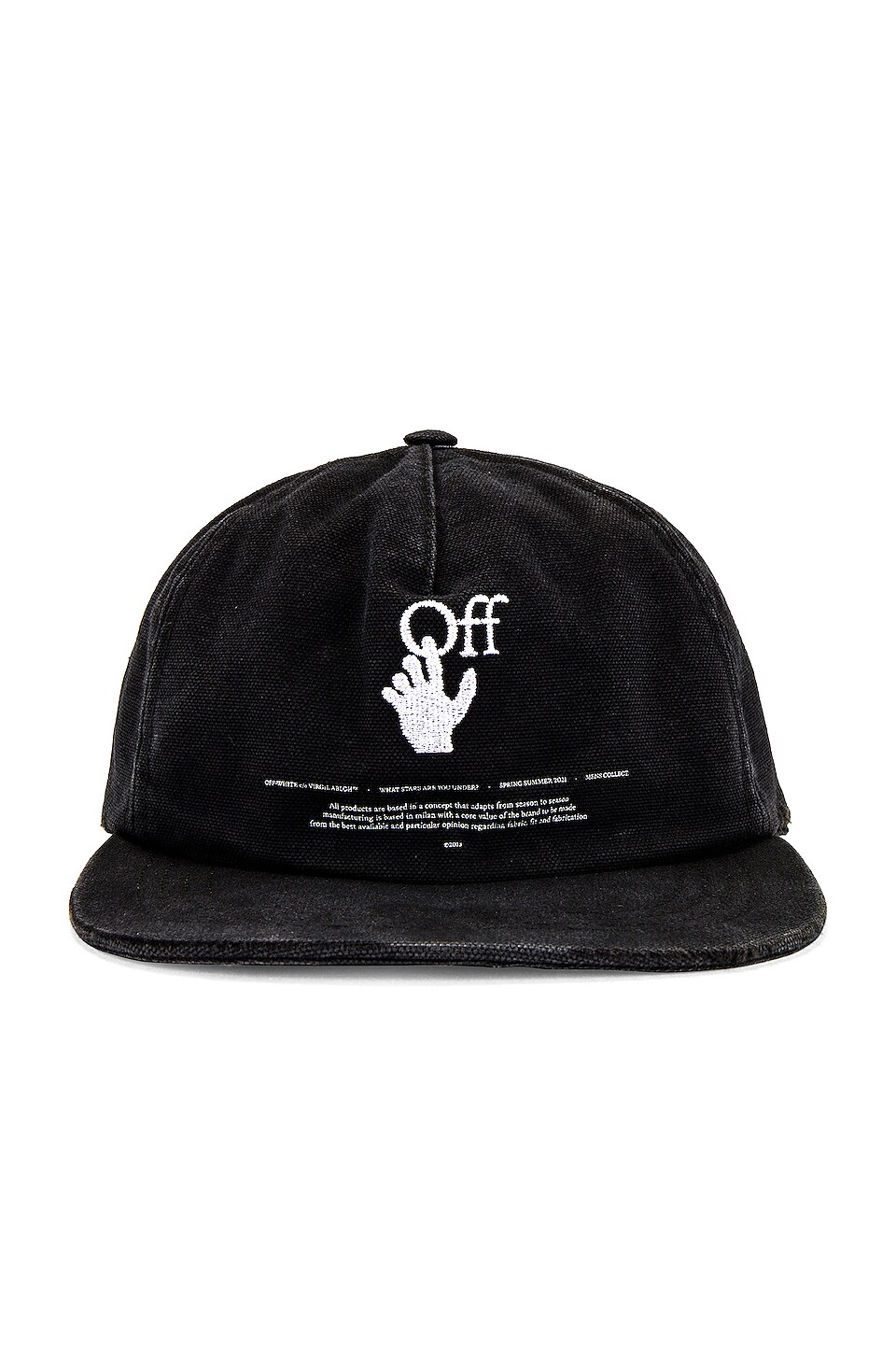 OFF-WHITE Hand Off Baseball cap in Black | REVOLVE