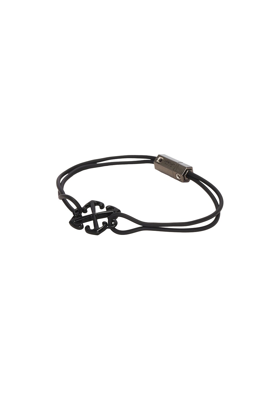 OFF-WHITE Arrow Rubber Bracelet in Black | REVOLVE