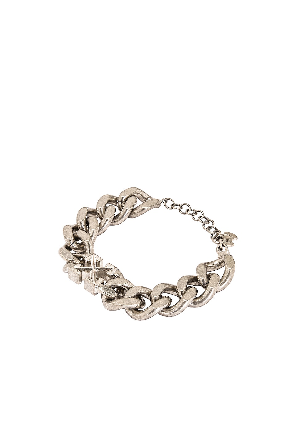 OFF-WHITE Arrow Chained Bracelet in Silver | REVOLVE