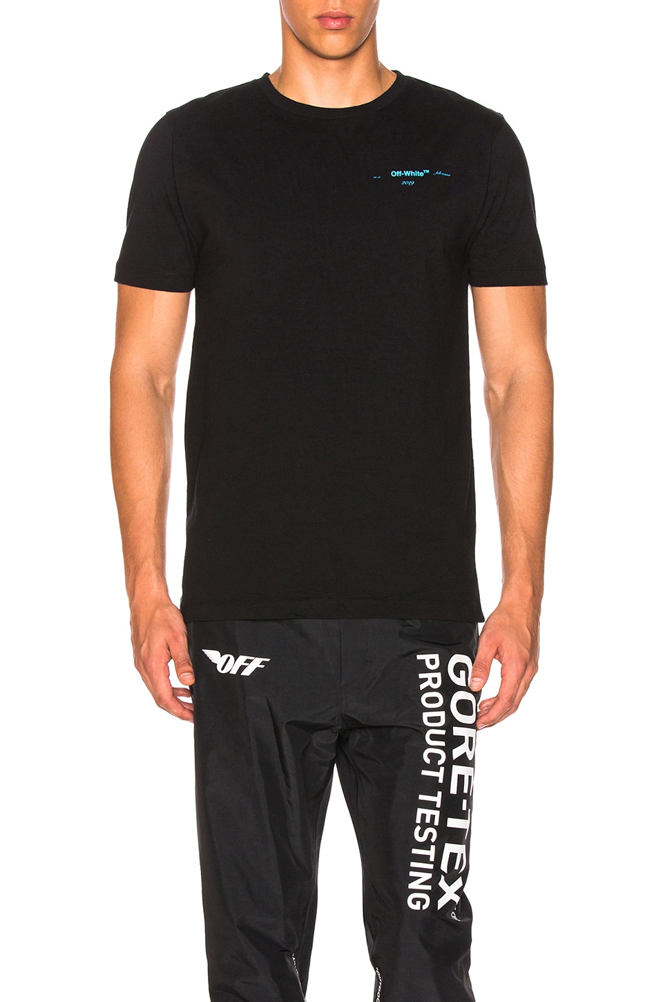 OFF-WHITE Gradient Over Tee in Black & Multicolor | REVOLVE