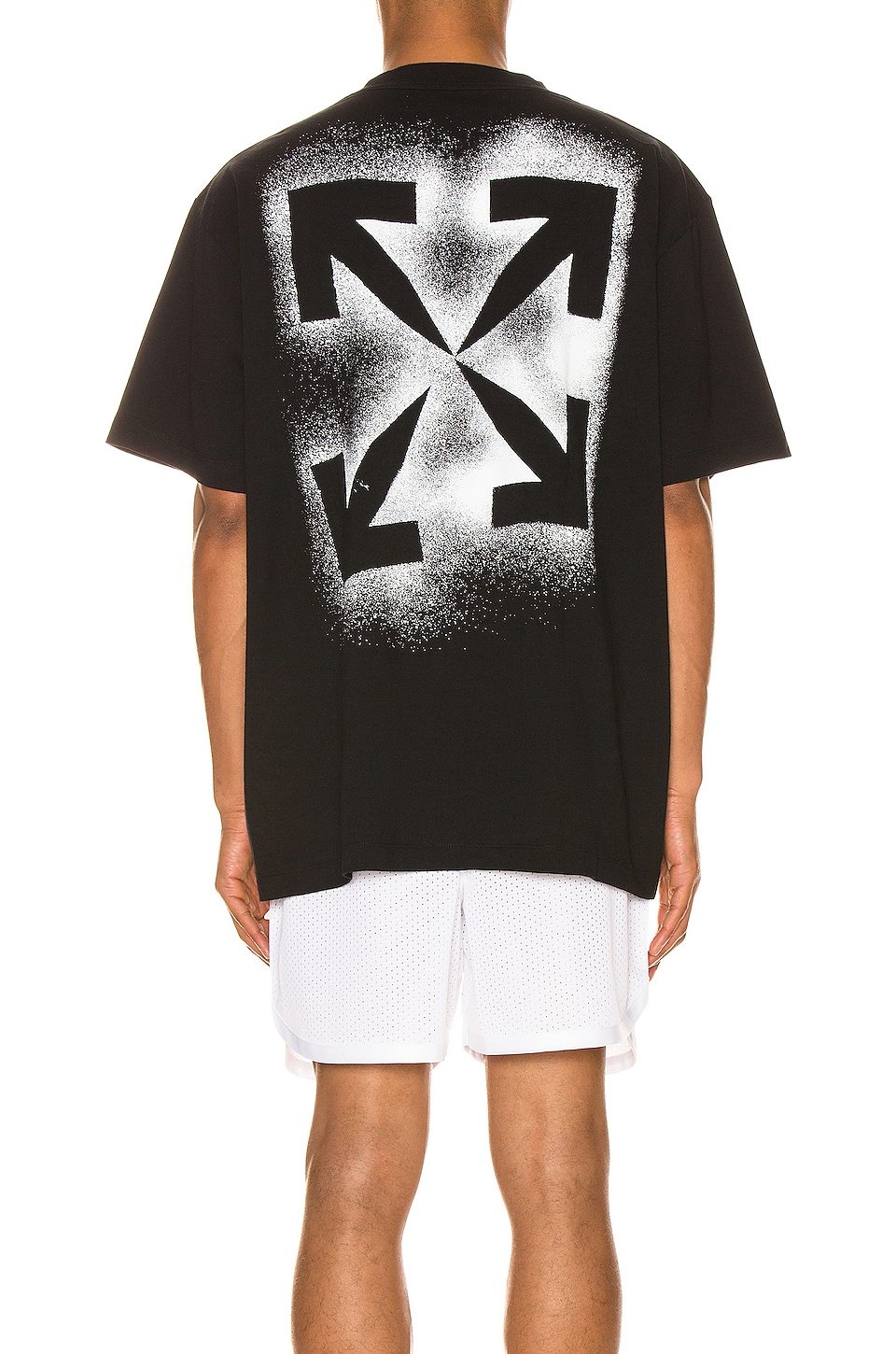 OFF-WHITE Stencil Tee in Black & White | REVOLVE
