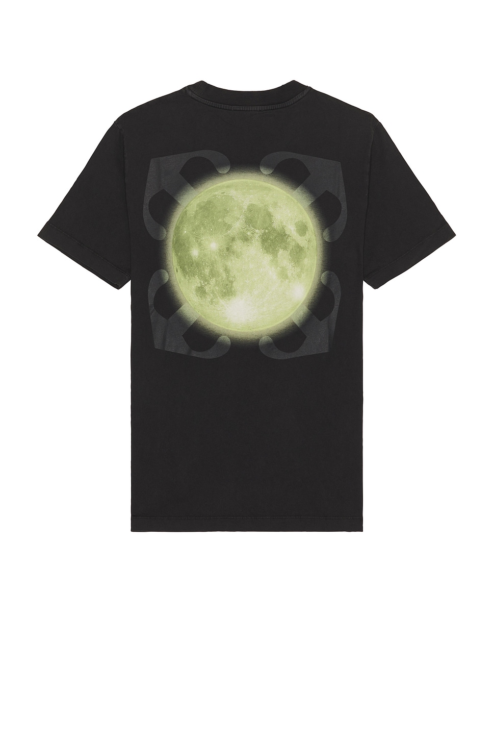 OFF-WHITE Super Moon Slim Short Sleeve Tee in Black | REVOLVE