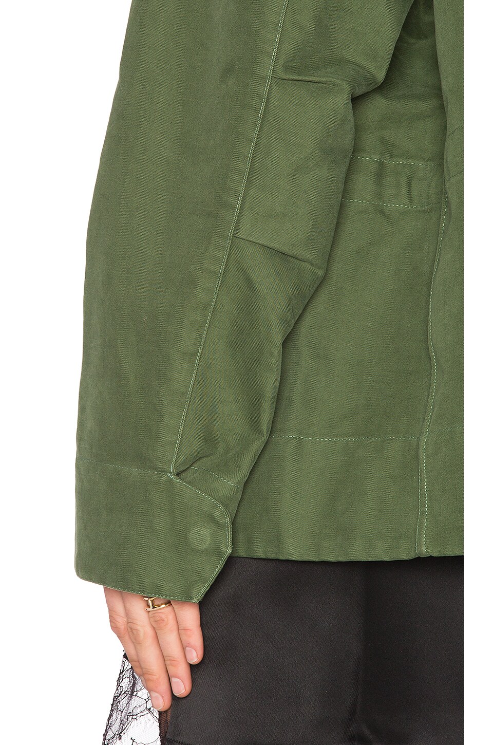 OFF-WHITE Vintage White M65 Jacket in Military Green | REVOLVE