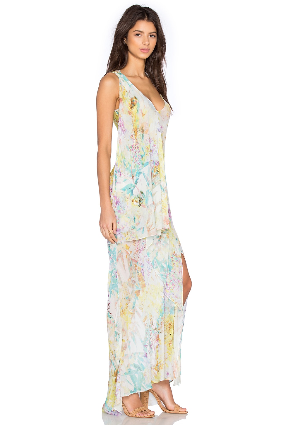 OLCAY GULSEN Botanic Print Maxi Dress in Botanic Print | REVOLVE