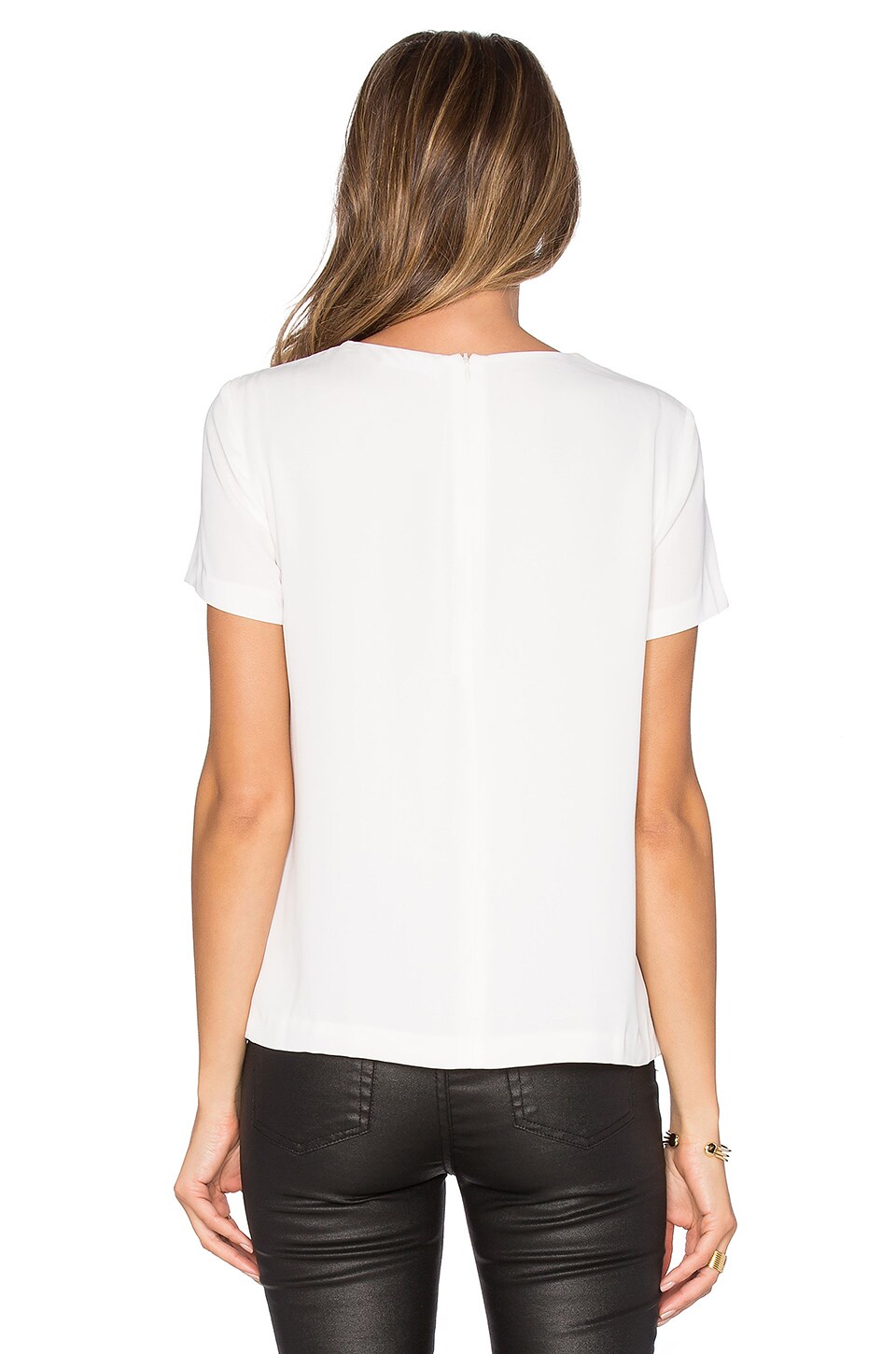 OLCAY GULSEN Bow Blouse in Off White & Black Tie | REVOLVE