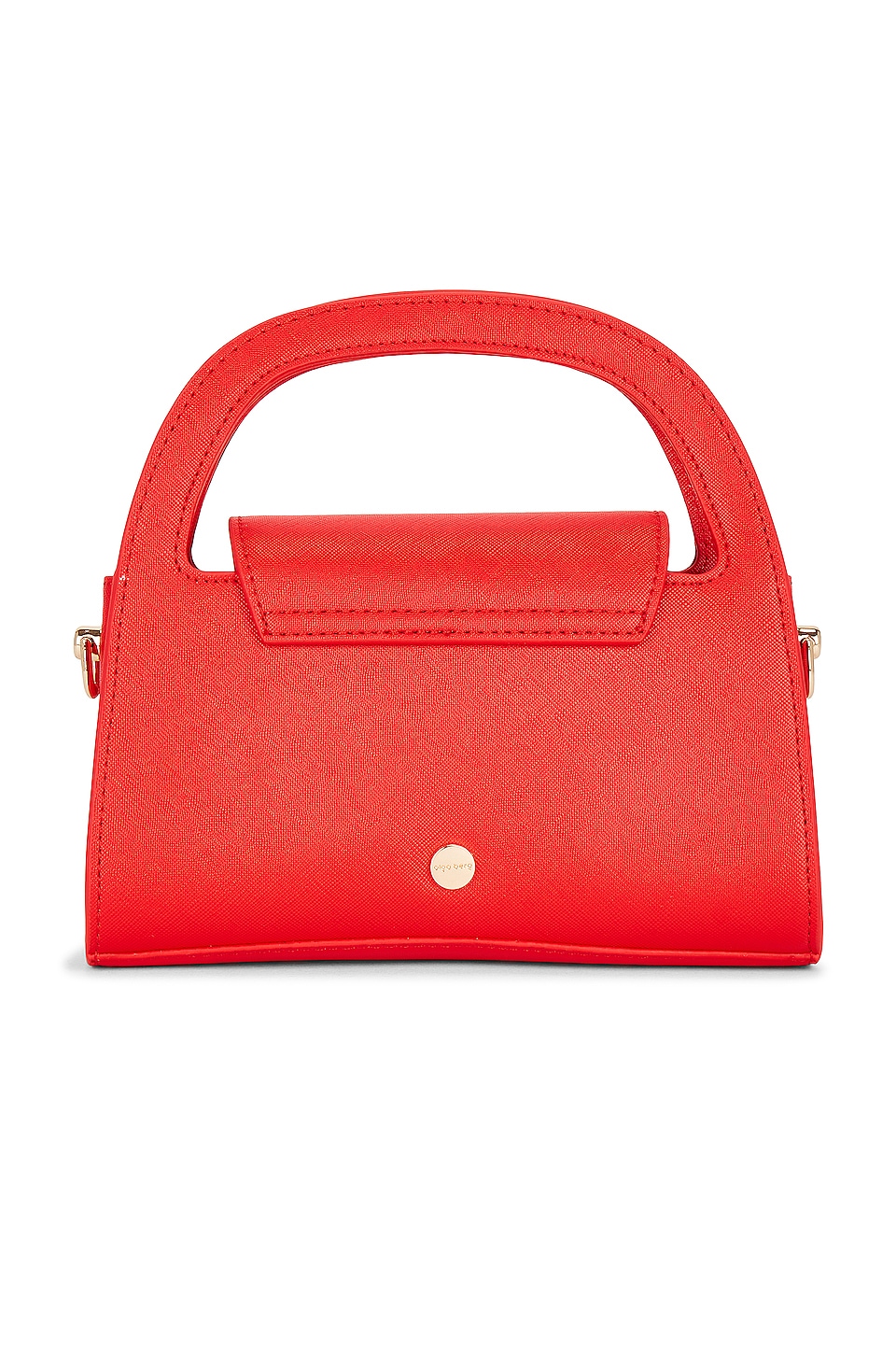 olga berg Ivy Curved Handle Bag in Red | REVOLVE