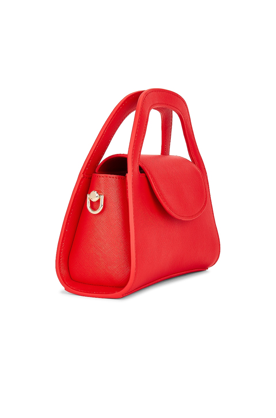 olga berg Ivy Curved Handle Bag in Red | REVOLVE