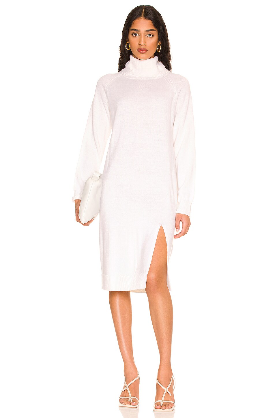 One Grey Day Rassi Midi Dress in Ivory | REVOLVE