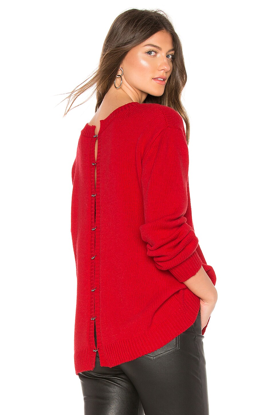 One Grey Day Nova Sweater in Red | REVOLVE