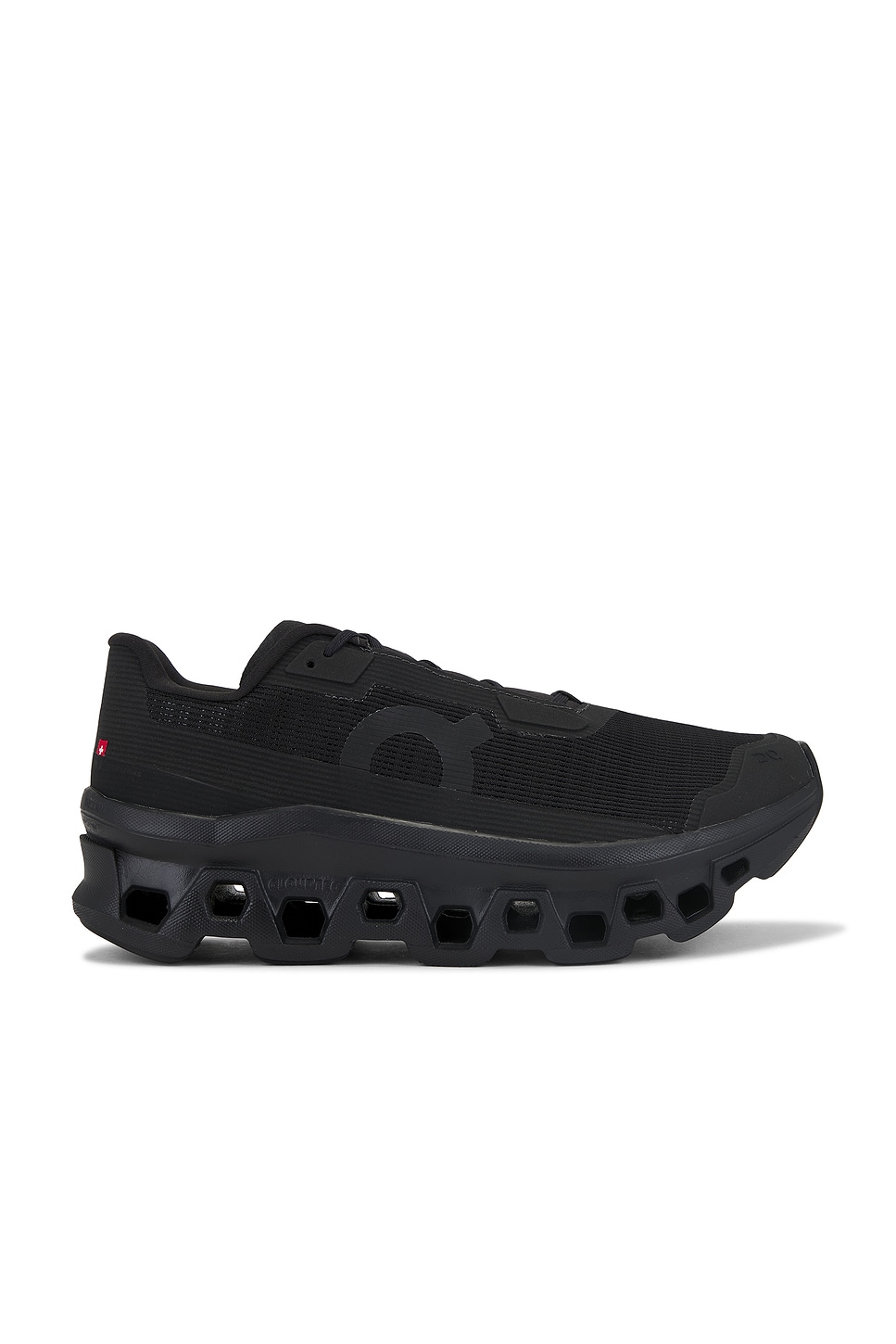 On Cloudmonster Void in Black & Black | REVOLVE