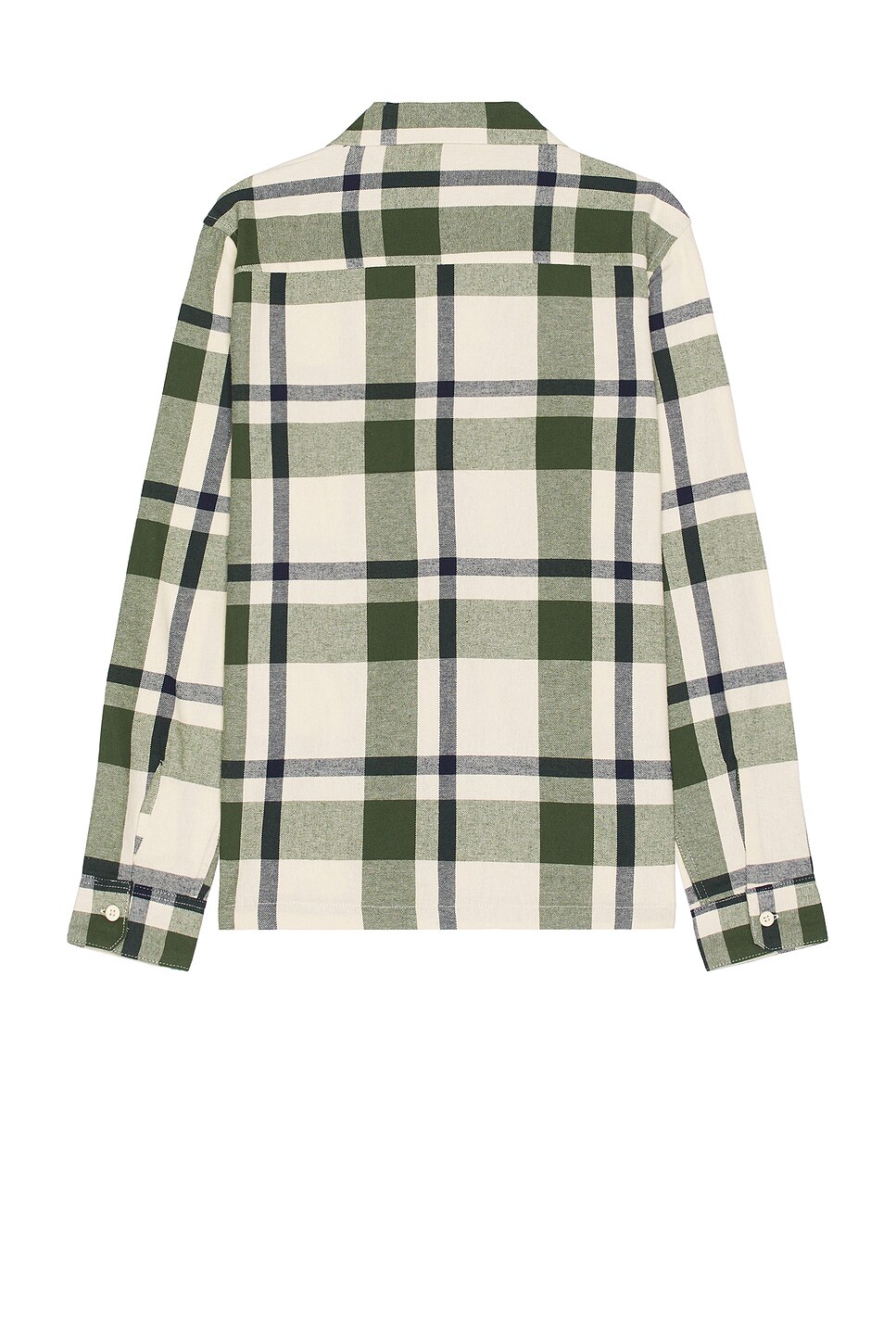 onia Flannel Overshirt in Swan | REVOLVE
