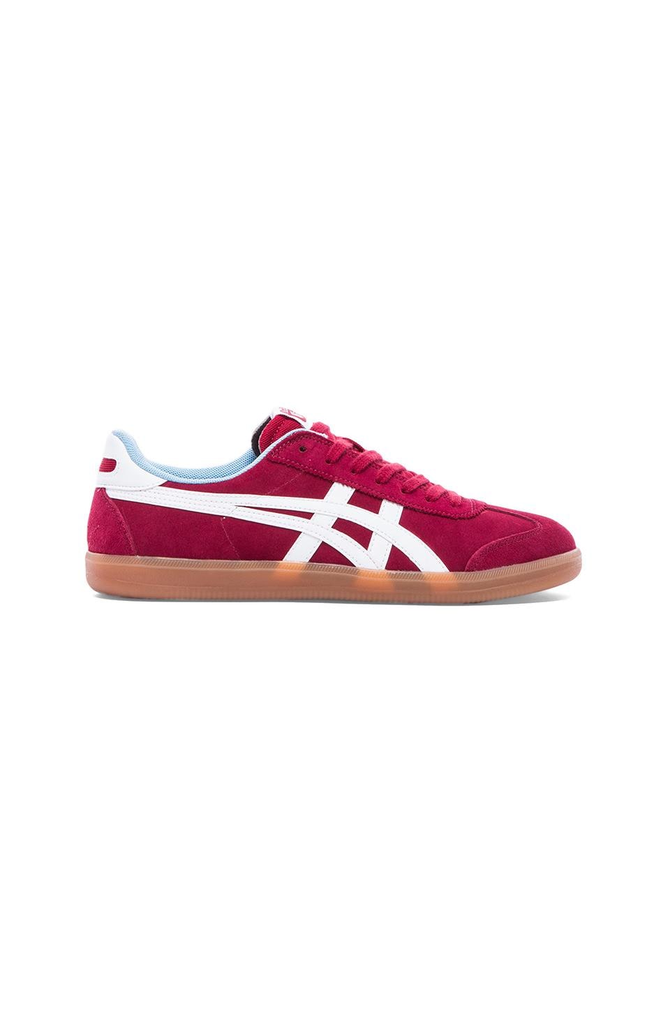 Onitsuka Tiger Tokuten in Burgundy & White | REVOLVE