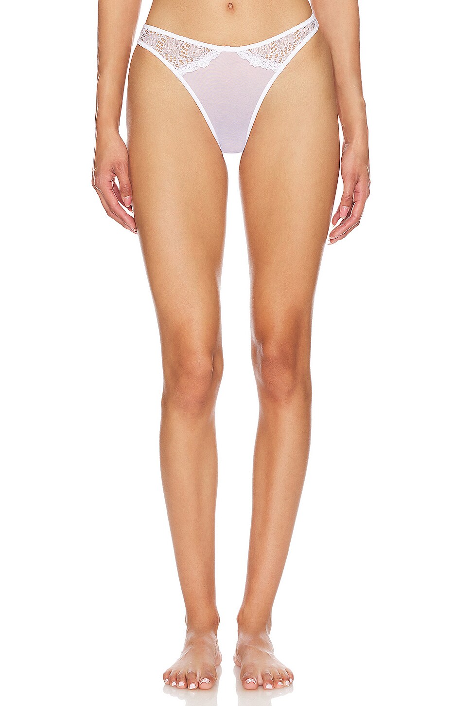 Only Hearts Darby Thong in White | REVOLVE