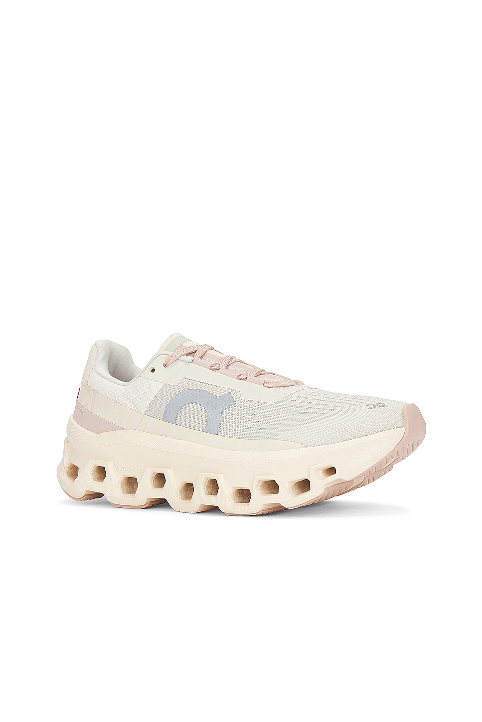 On Cloudmonster Sneaker in Moon & Fawn | REVOLVE