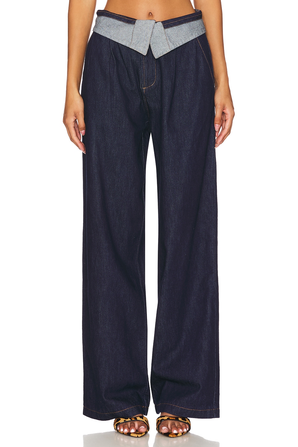 OSIS STUDIO Isabella Jeans in Denim | REVOLVE