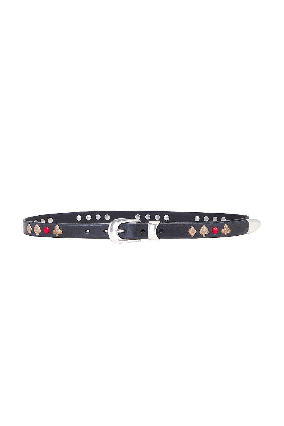 Our Legacy 2 Cm Card Deck Belt in Black Bridle Leather | REVOLVE