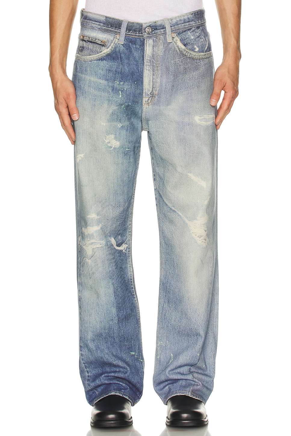 Our Legacy Third Cut in Digital Denim Print | REVOLVE
