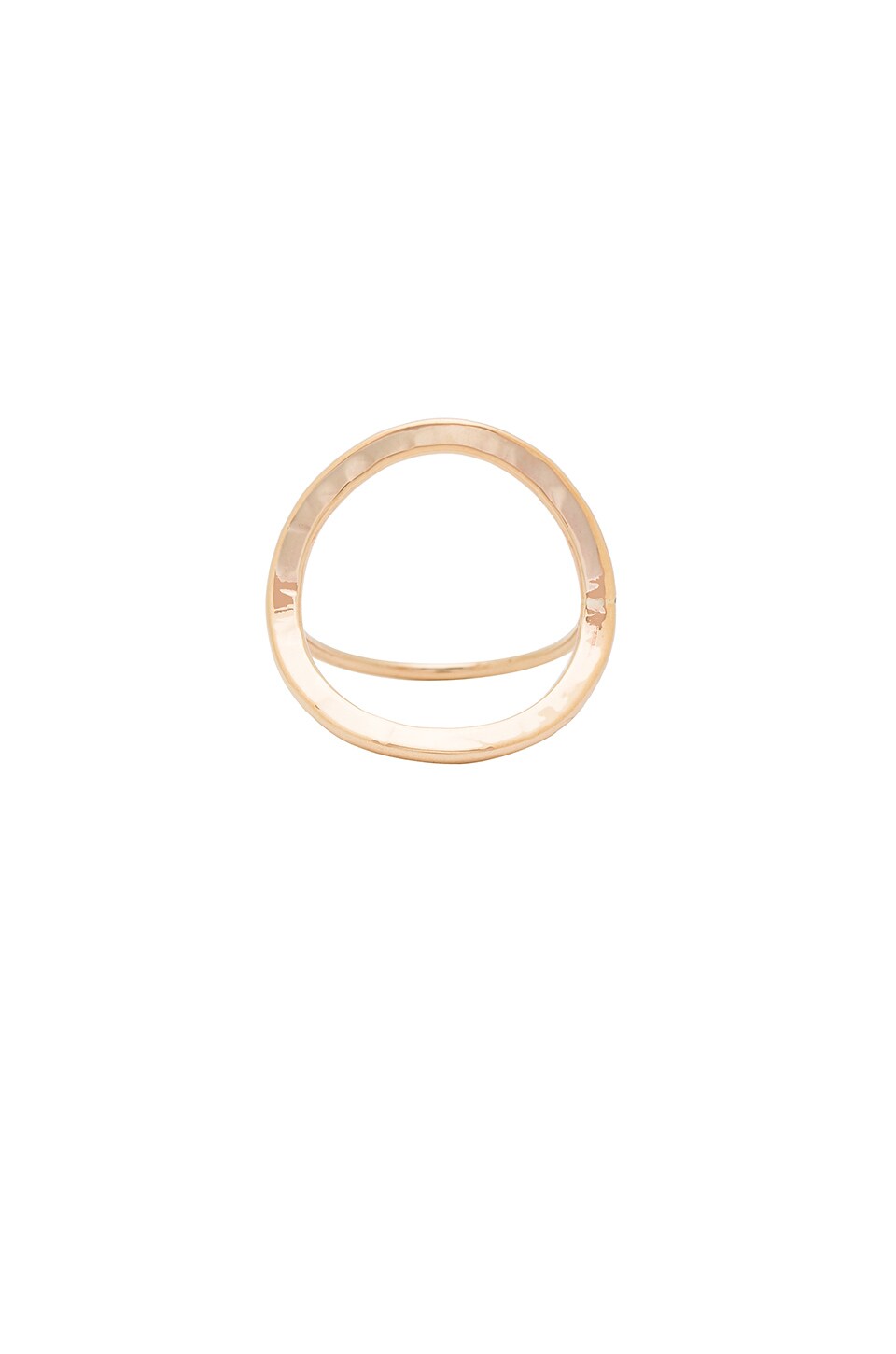 Paradigm Open Circle Ring in Gold | REVOLVE