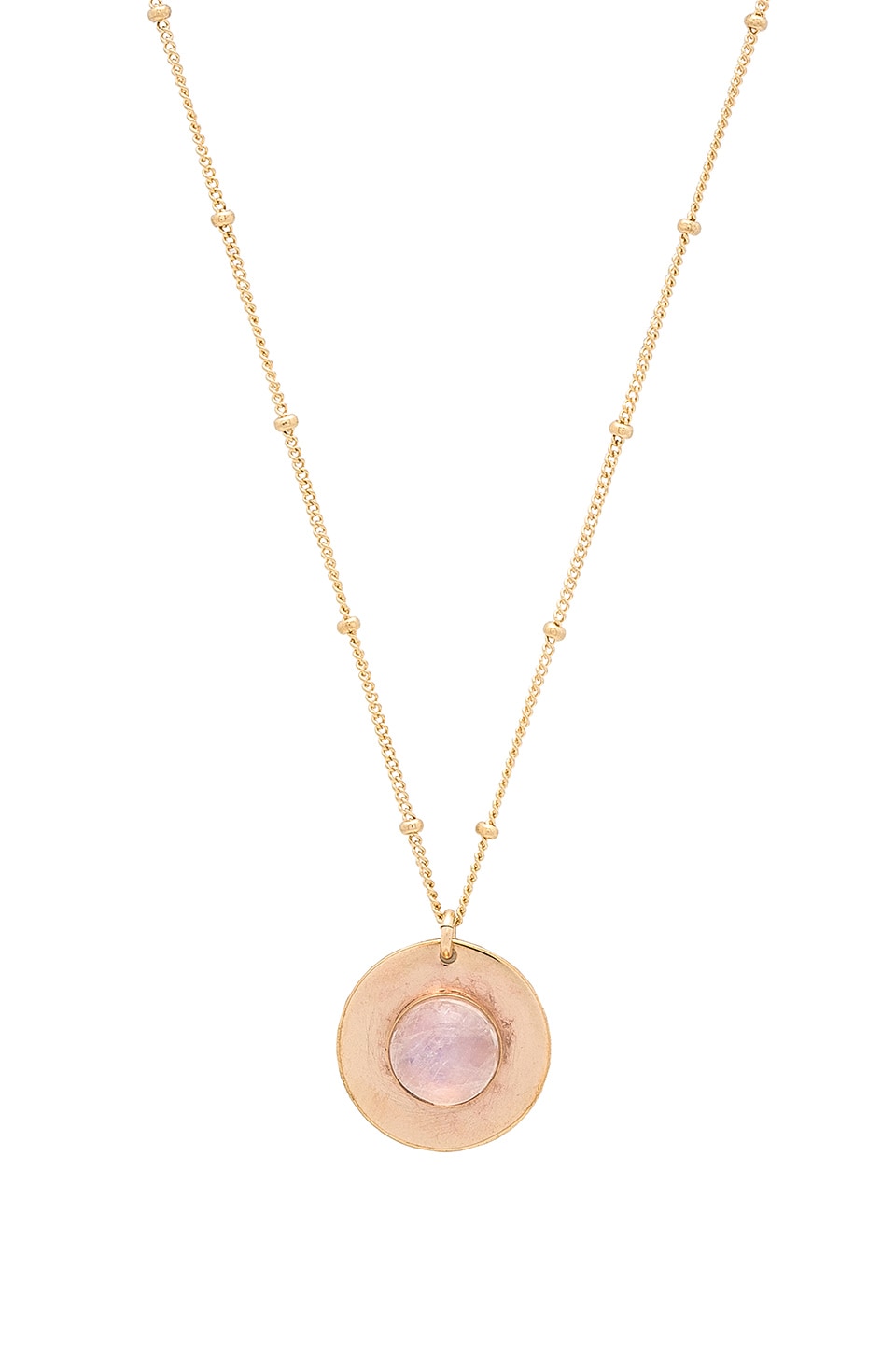 Paradigm Heirloom Coin Necklace in Moonstone | REVOLVE