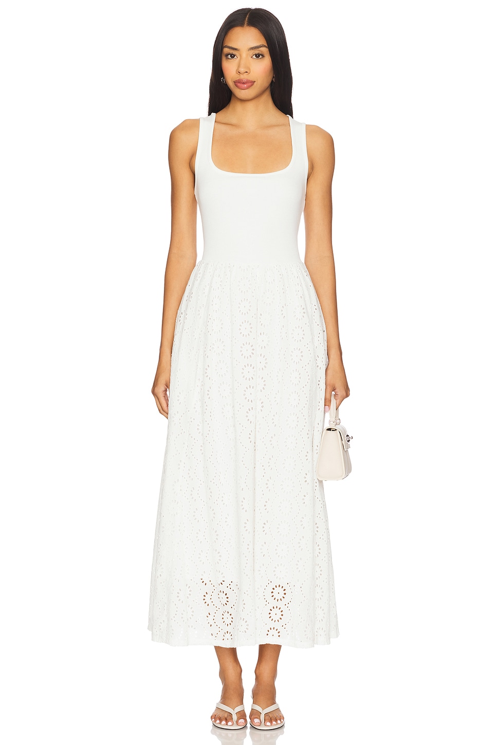 PAIGE Morel Dress in White | REVOLVE
