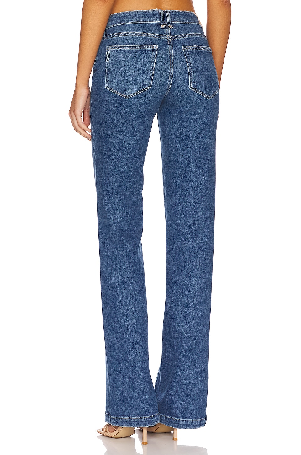 PAIGE Sabine Wide Leg in Shea Distressed | REVOLVE