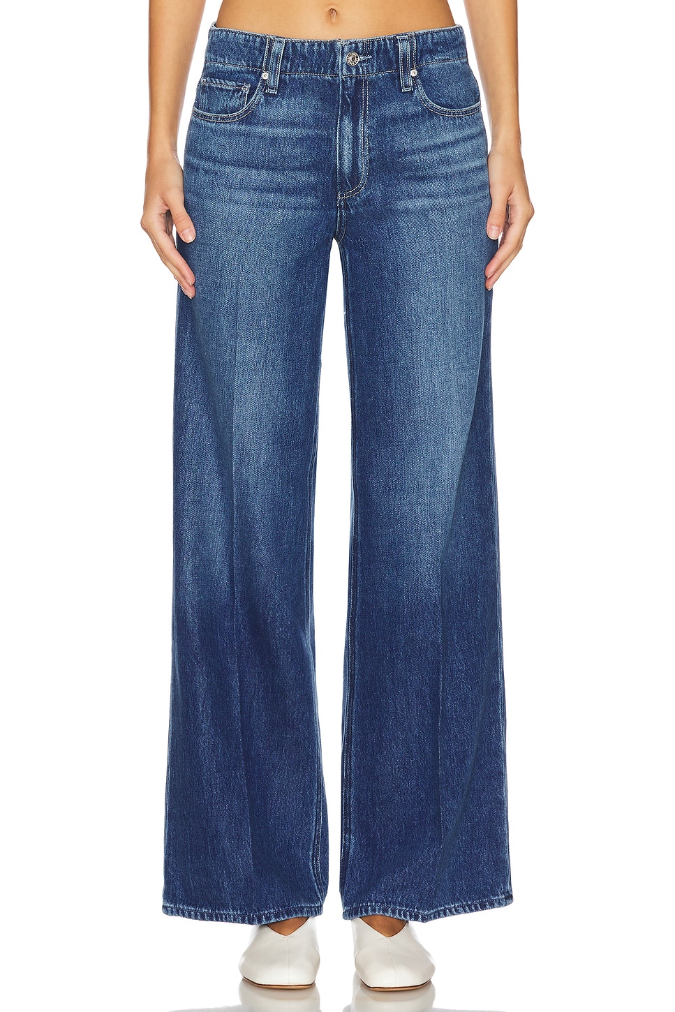 PAIGE Zoey Wide Leg in Brentley | REVOLVE