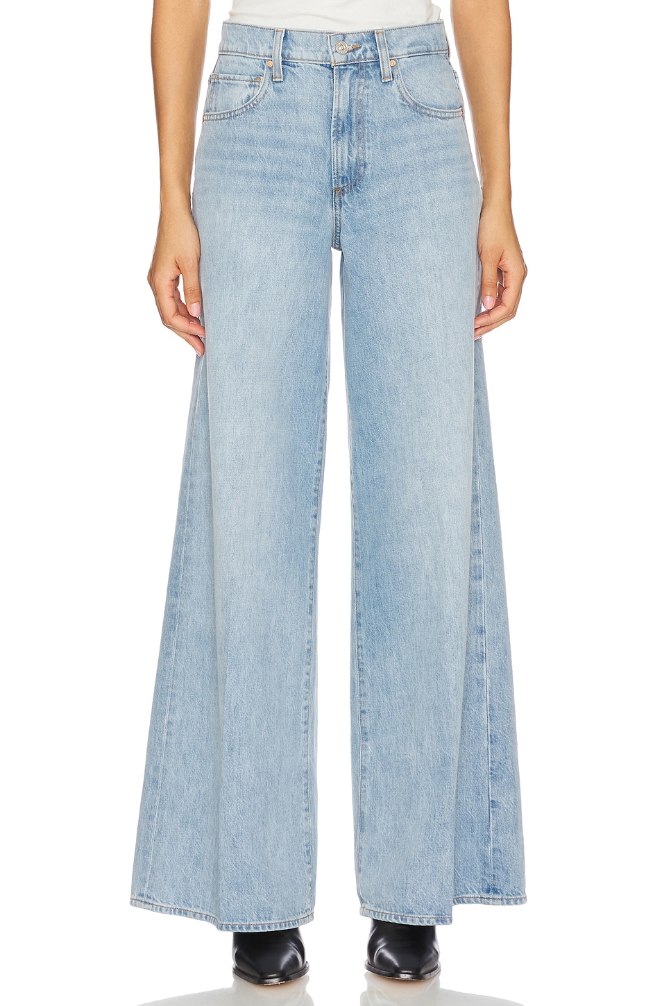 PAIGE Cameron Wide Leg Jeans in Jennica | REVOLVE