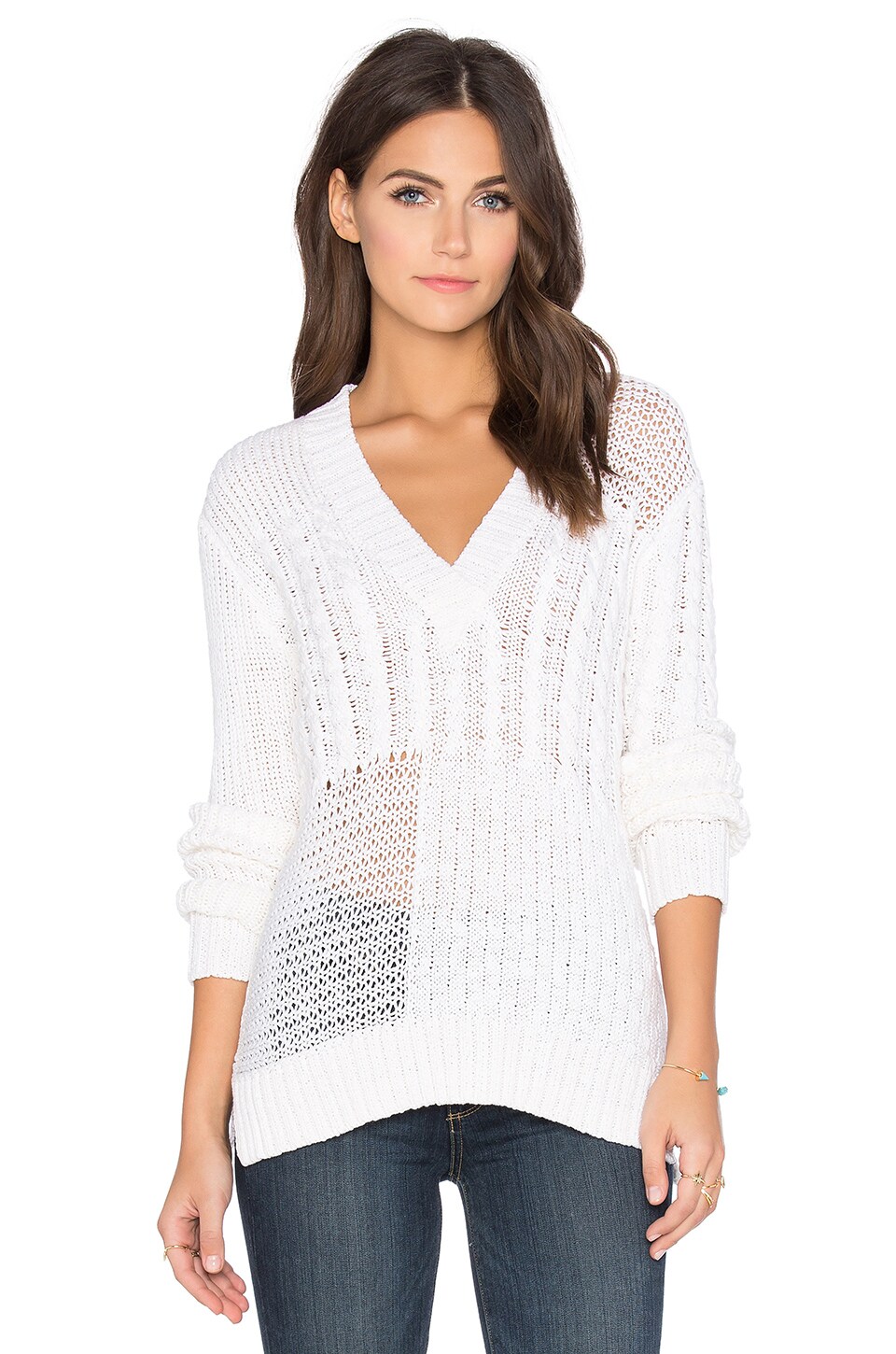 PAIGE Brielle Sweater in White | REVOLVE