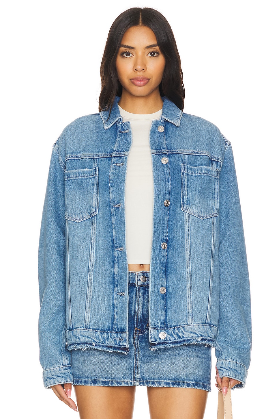 PAIGE Felix Jacket in Tegan Distressed | REVOLVE