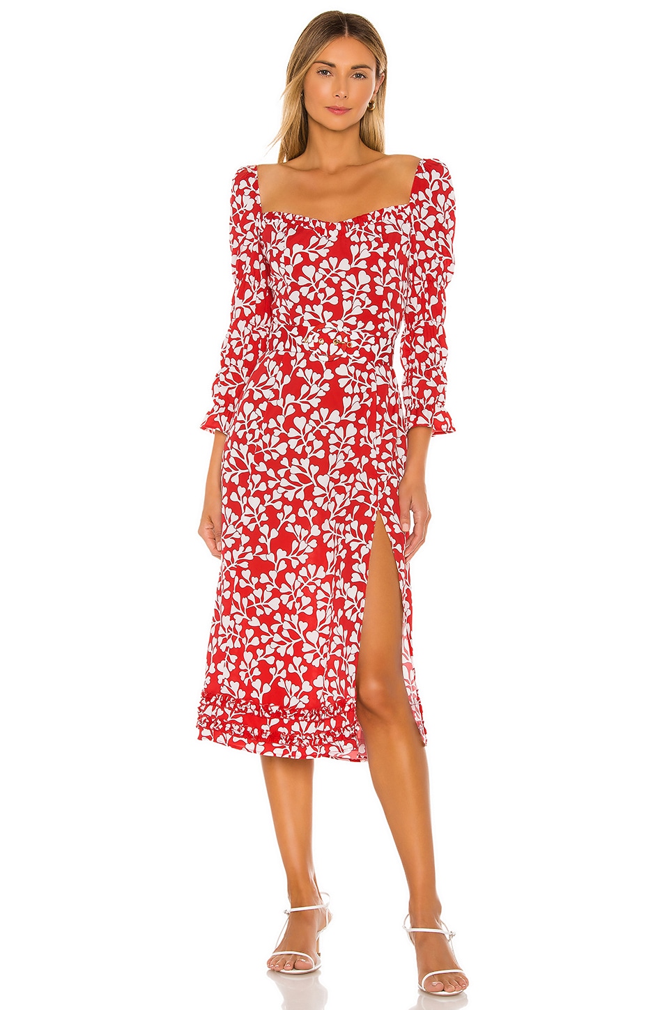 Paloma Blue Isla Dress in Azalea Red | REVOLVE