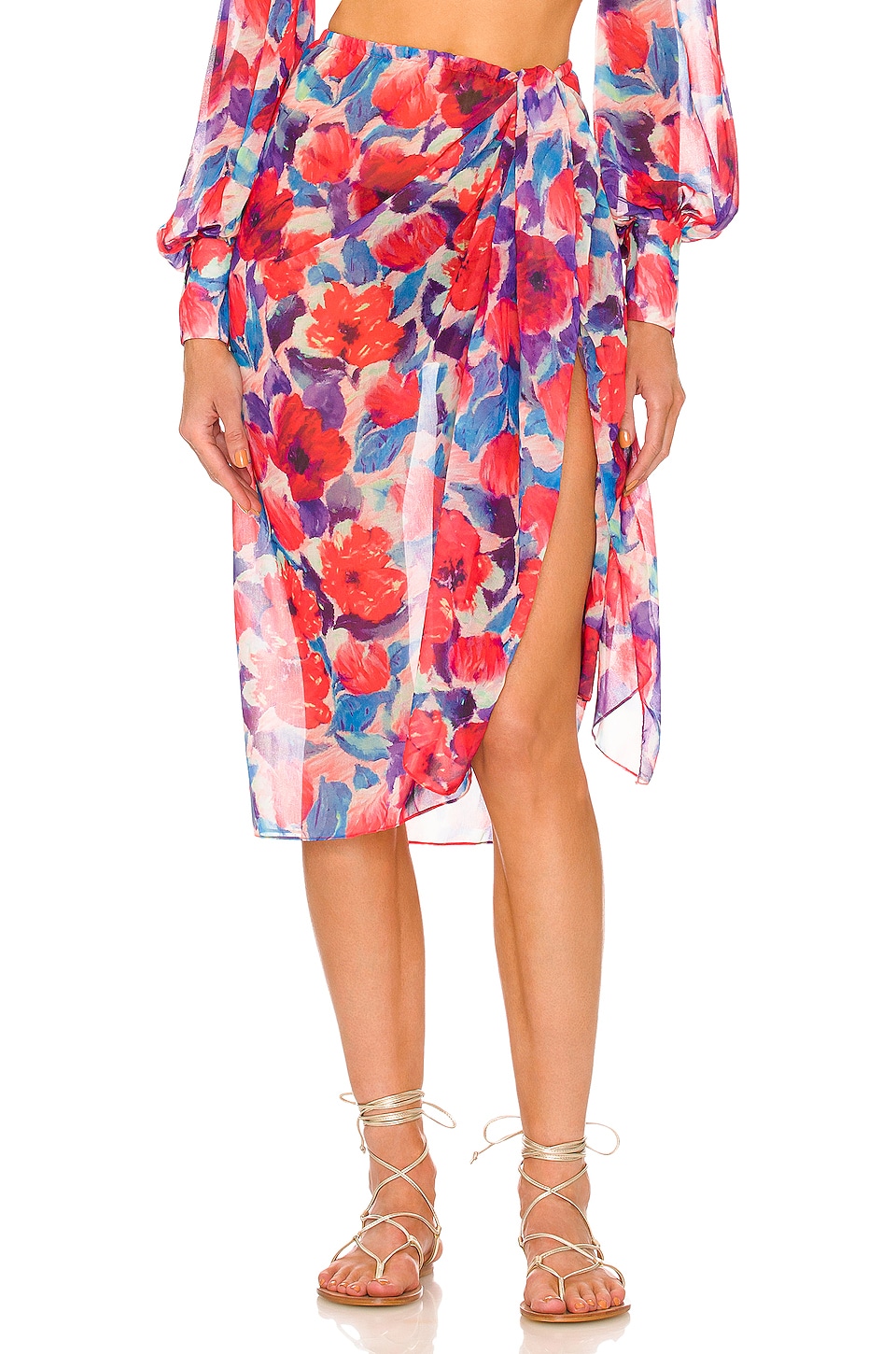 PatBO Violet Pareo in Cherry | REVOLVE