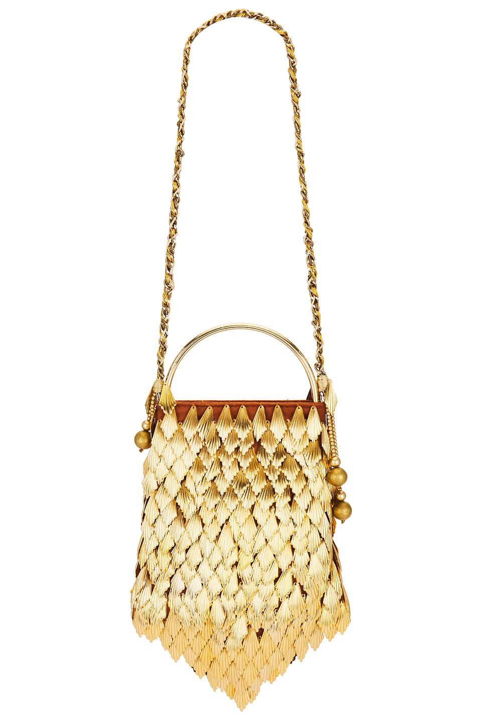 PatBO x REVOLVE x Nannacay Vic Bag in Gold | REVOLVE