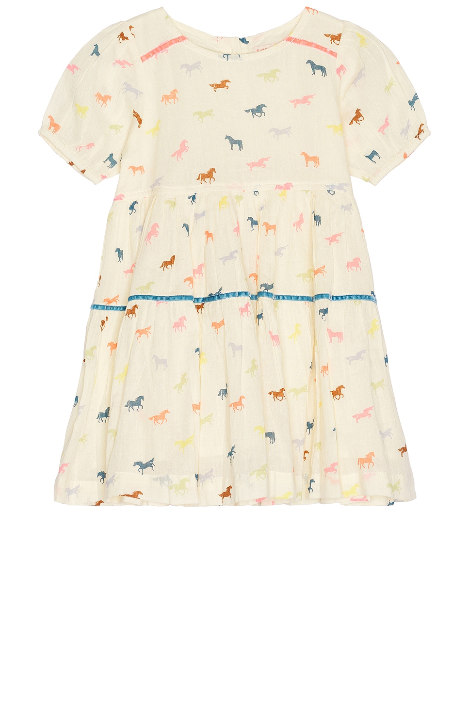Pink Chicken Girls Charlie Dress in Multi Tiny Horses | REVOLVE