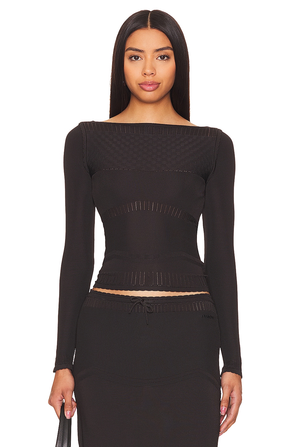 Peachy Den Elsa Top in Beetle | REVOLVE