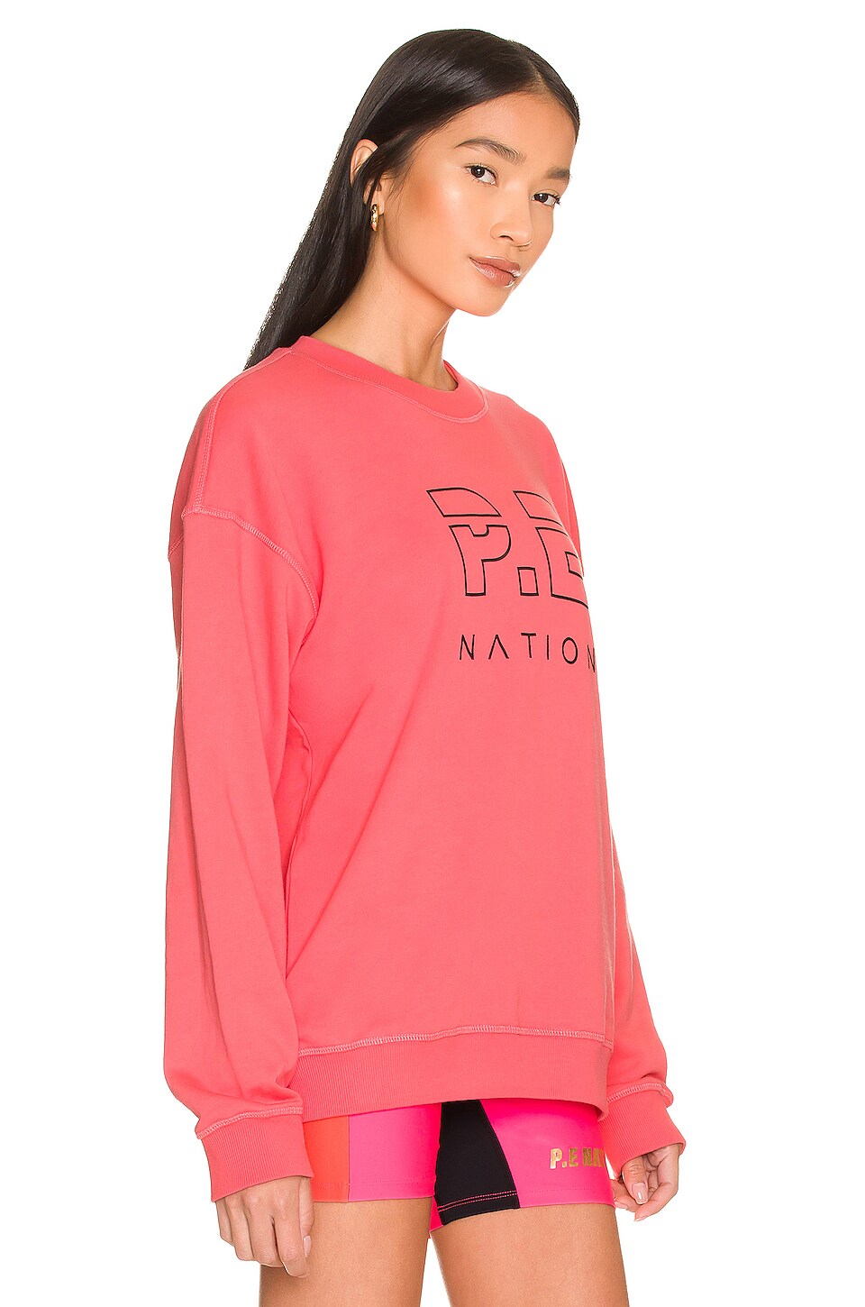 P.E Nation Heads Up Sweatshirt in Tropical Pink | REVOLVE