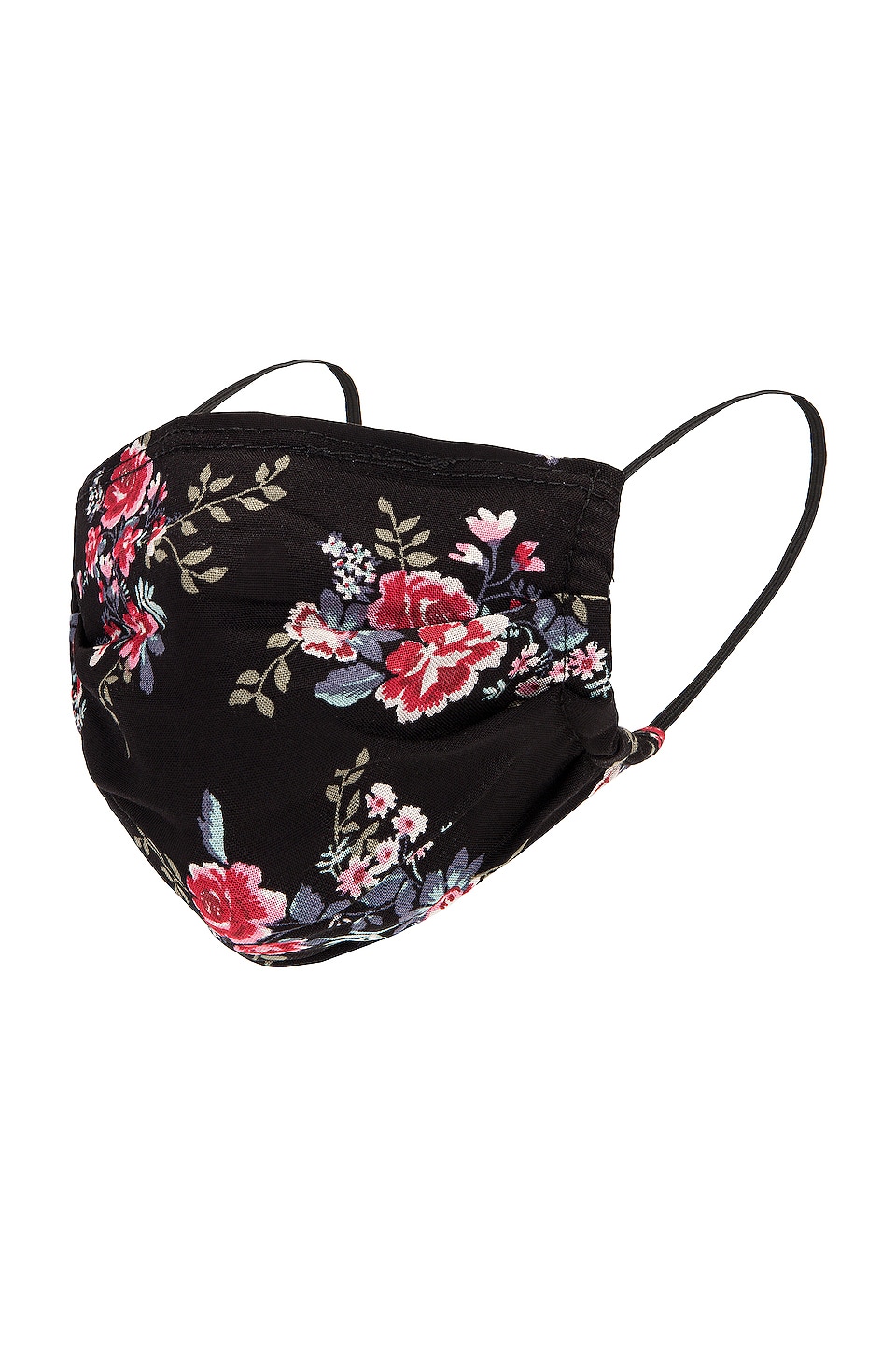 petit moments Floral Face Mask in Black Print | REVOLVE