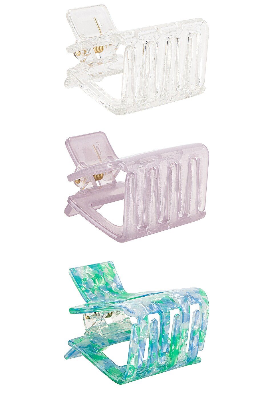 petit moments Claw Clip Set in Aqua | REVOLVE