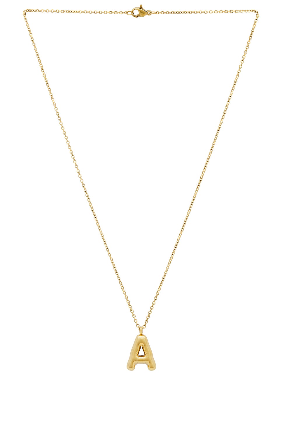 petit moments Bubble Initial Necklace in Gold | REVOLVE