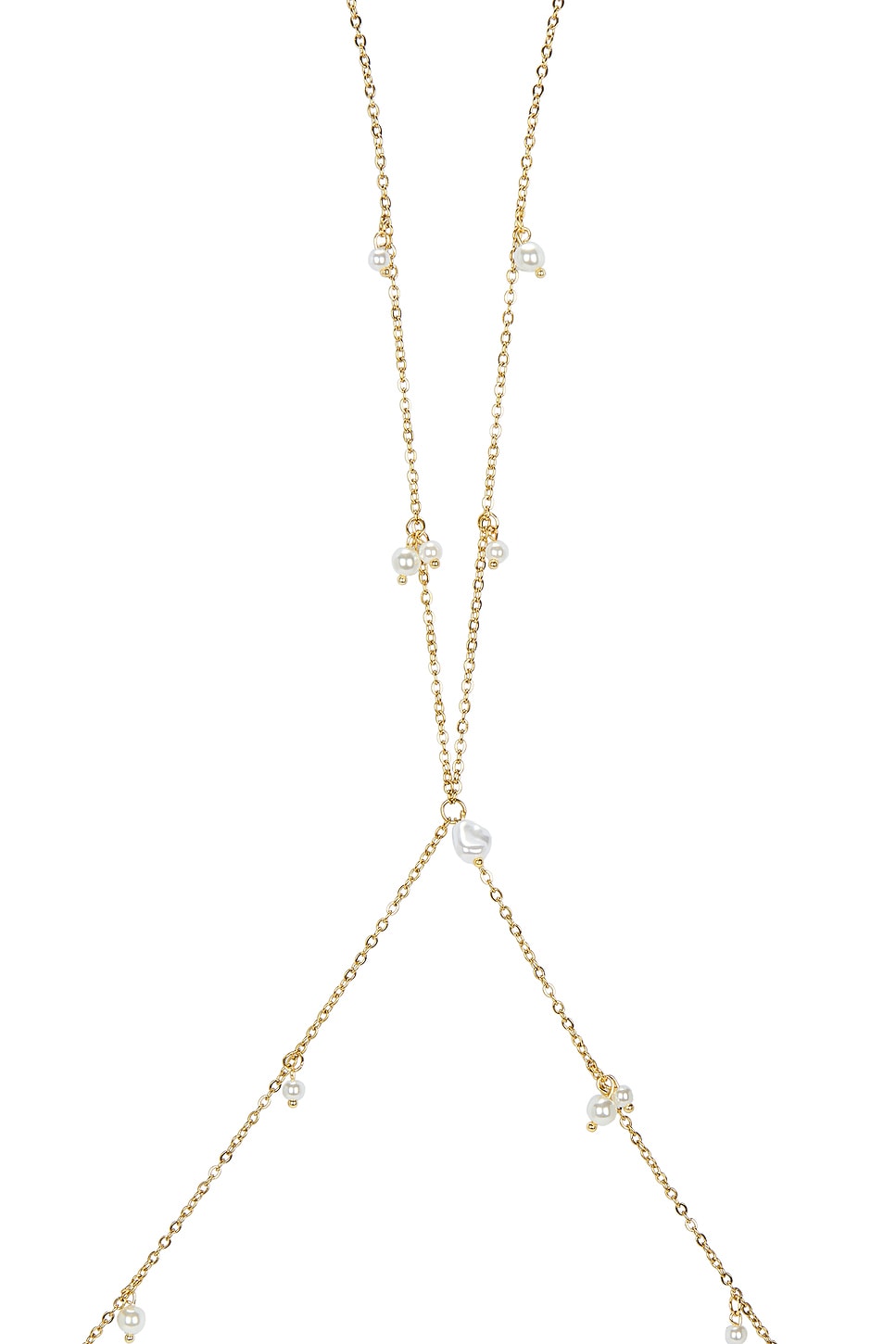 petit moments Pearl Body Chain in Gold | REVOLVE