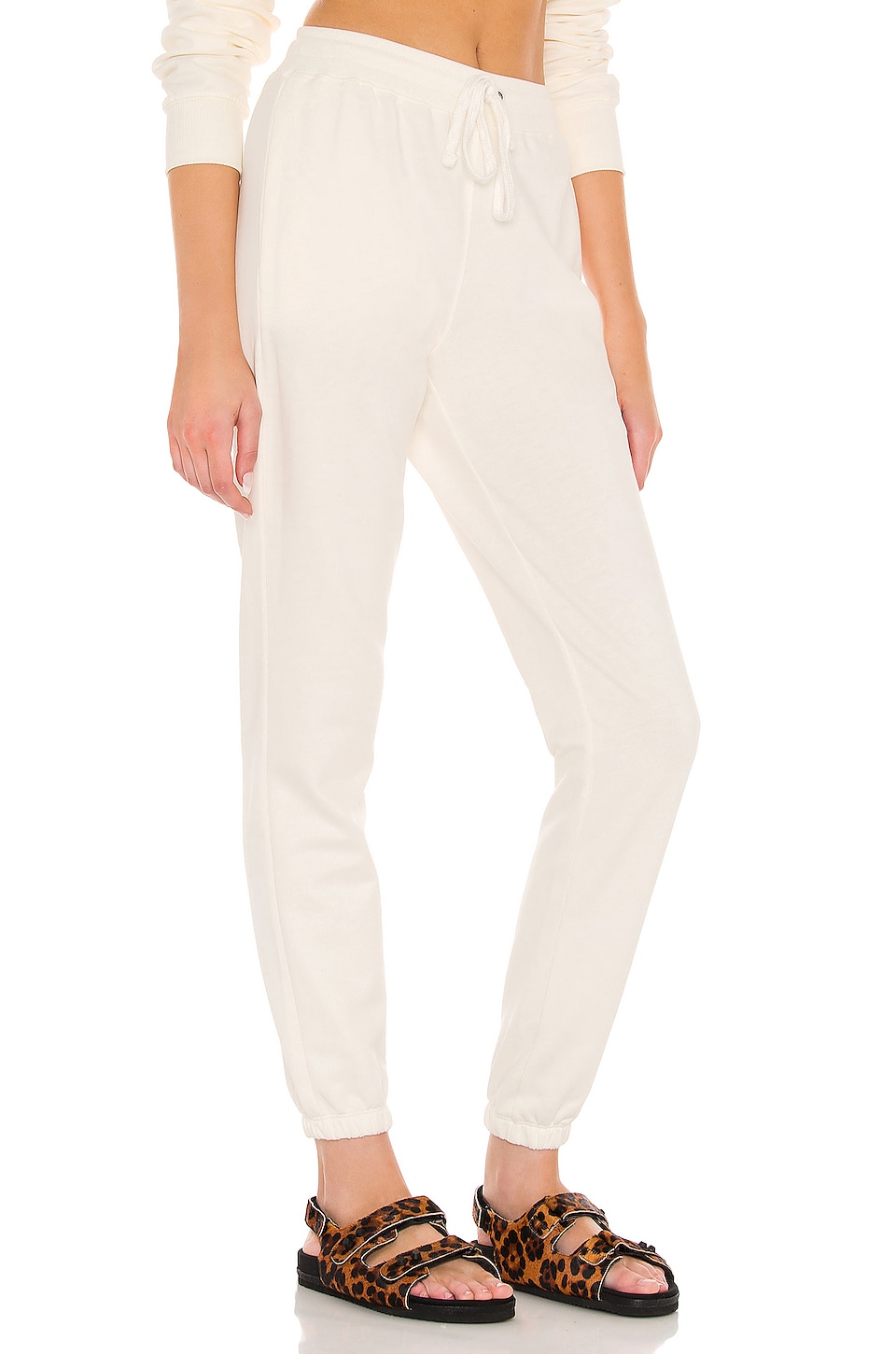 Parentezi High Rise French Terry Sweatpants in White | REVOLVE