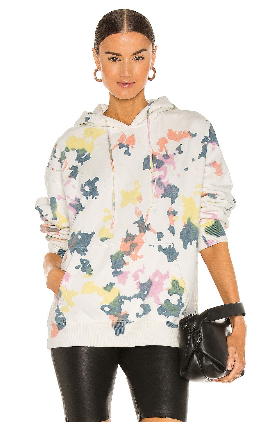 Found Mixed Dye Paint Splatter Hoodie in Multi | REVOLVE
