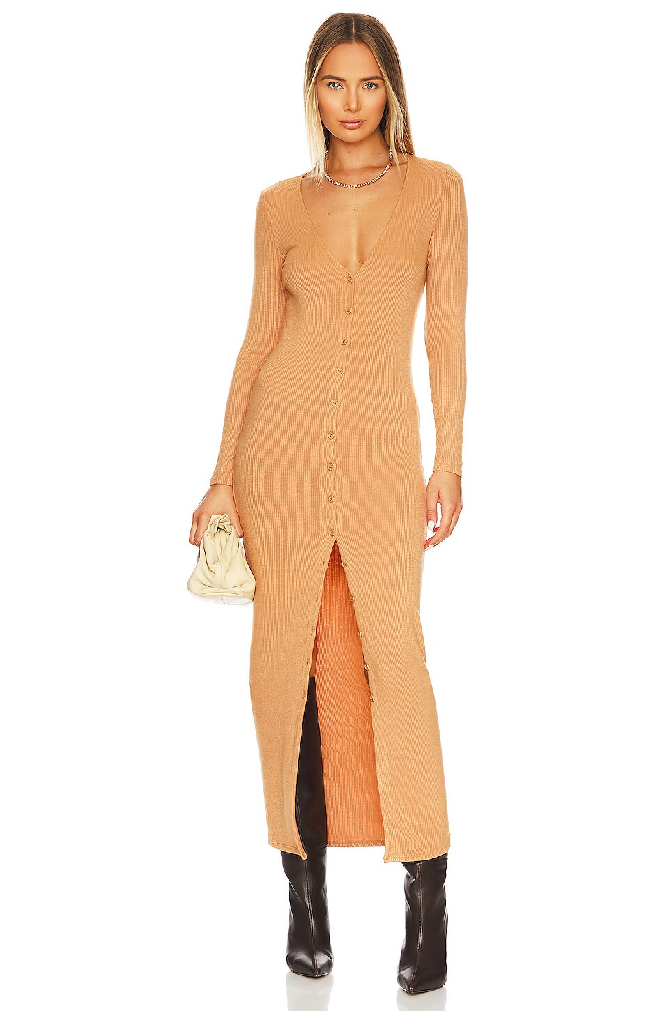 n:philanthropy Landon Long Cardigan in Ginger | REVOLVE