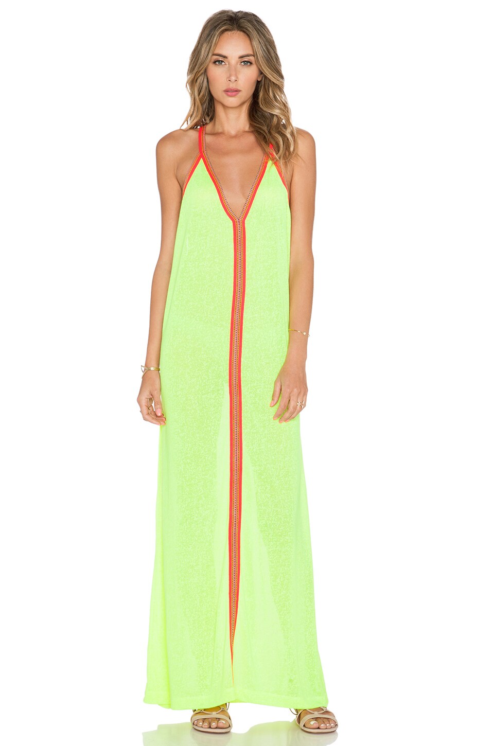 Pitusa Inca Sun Dress in Lemon | REVOLVE