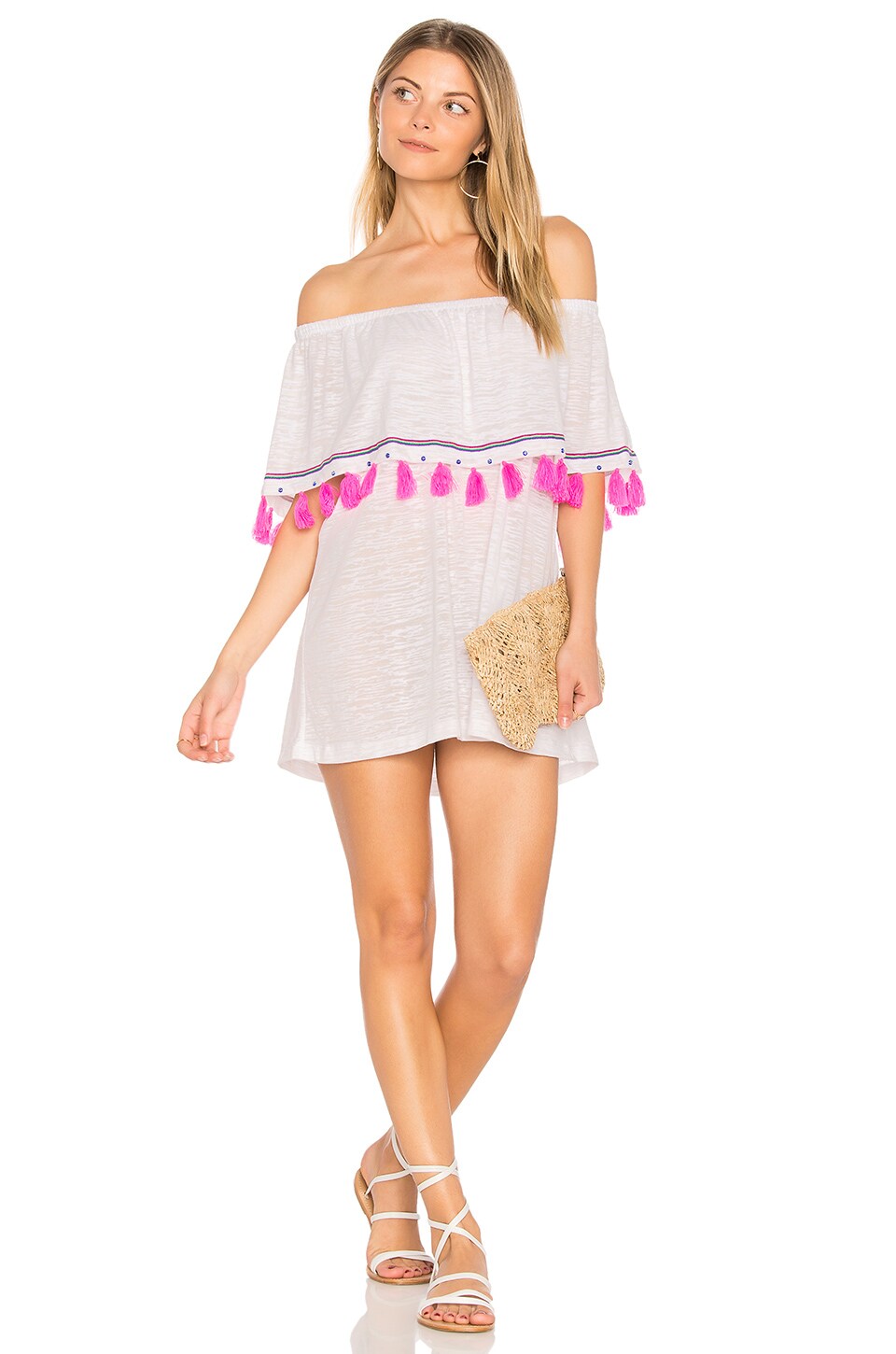 Pitusa Ibiza Mini Dress in White | REVOLVE