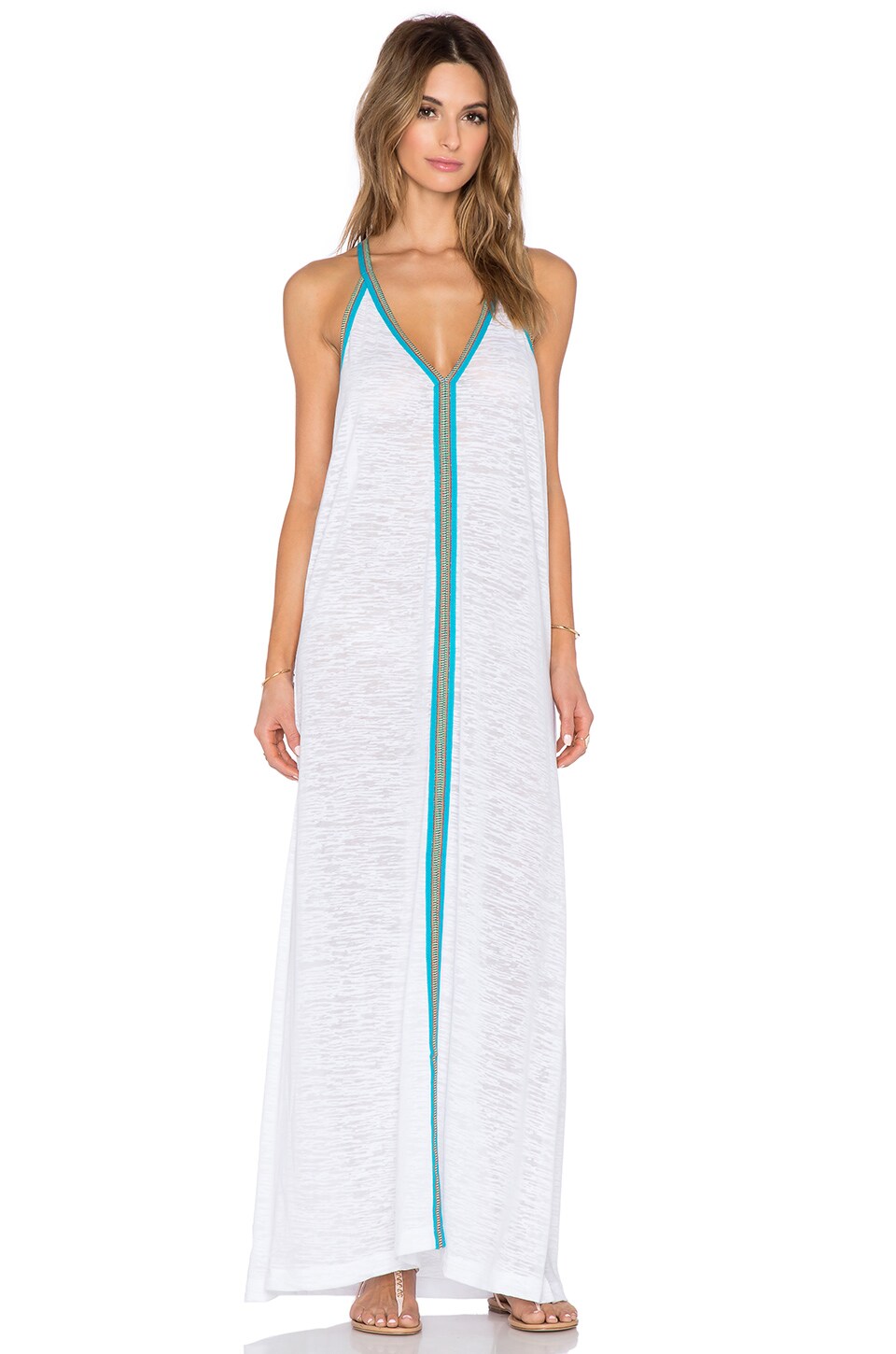 Pitusa Inca Sun Dress in White | REVOLVE