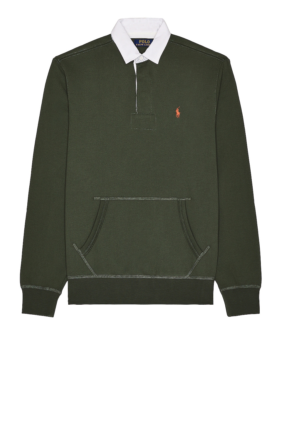 Polo Ralph Lauren Fleece Polo in Angler Green | REVOLVE