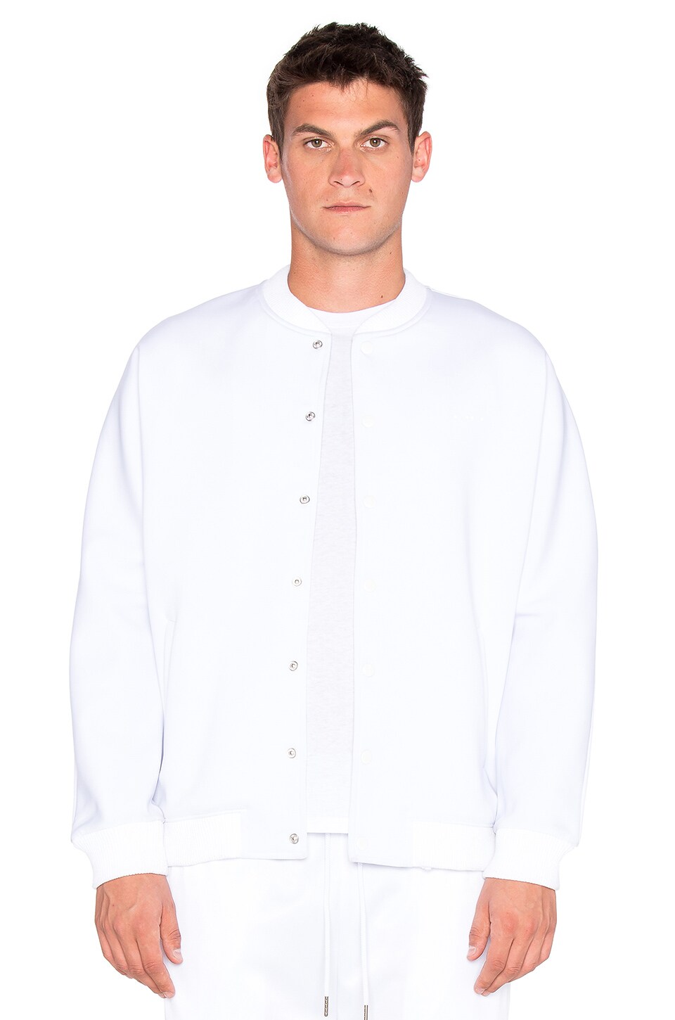 Publish Mono Crater Jacket in White | REVOLVE