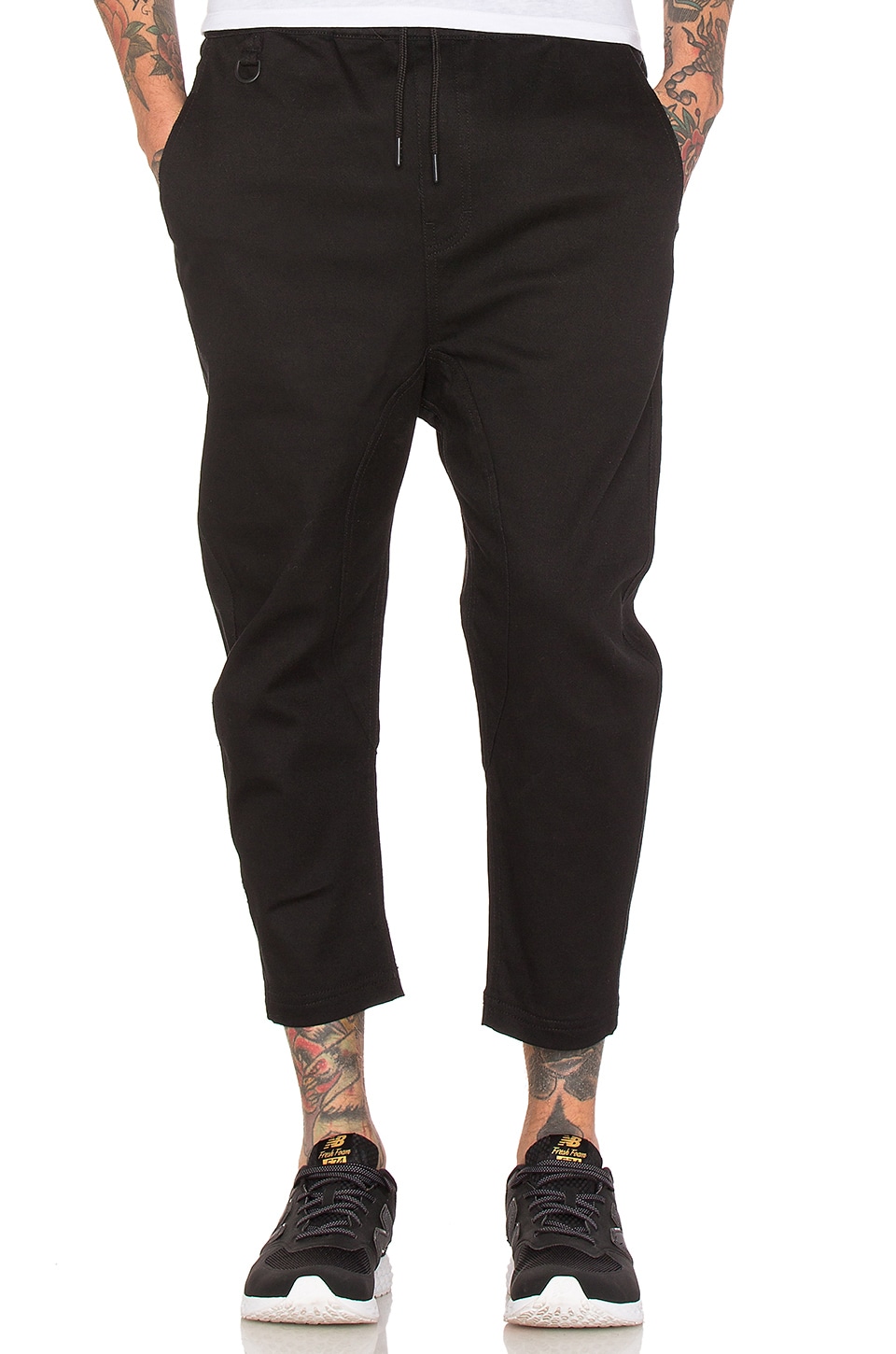 Publish Slash 3/4 Pant in Black | REVOLVE