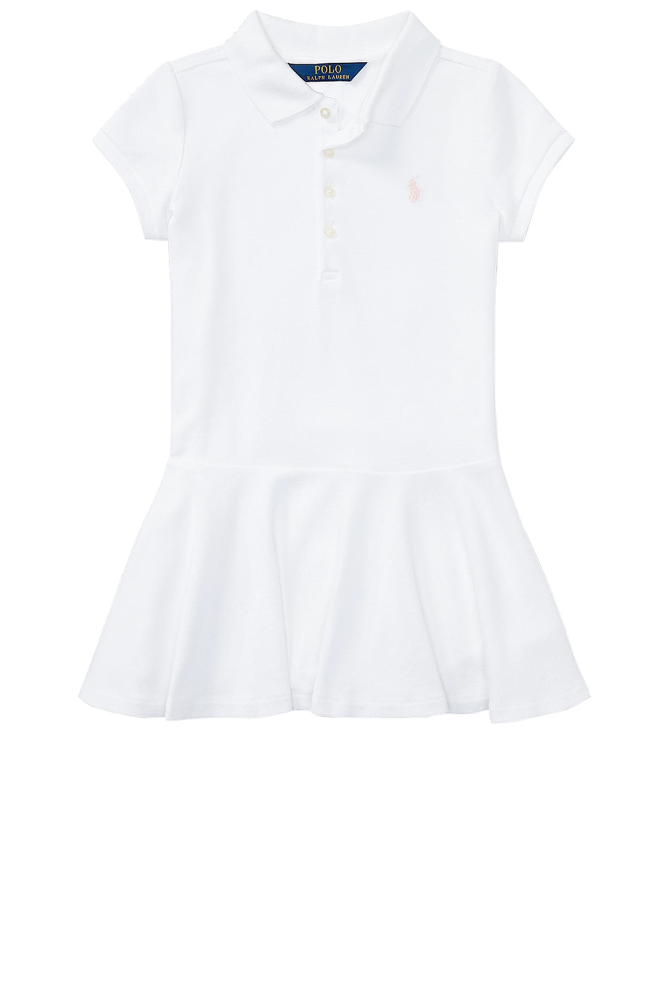 Polo Ralph Lauren Kids Polo Dress in White | REVOLVE